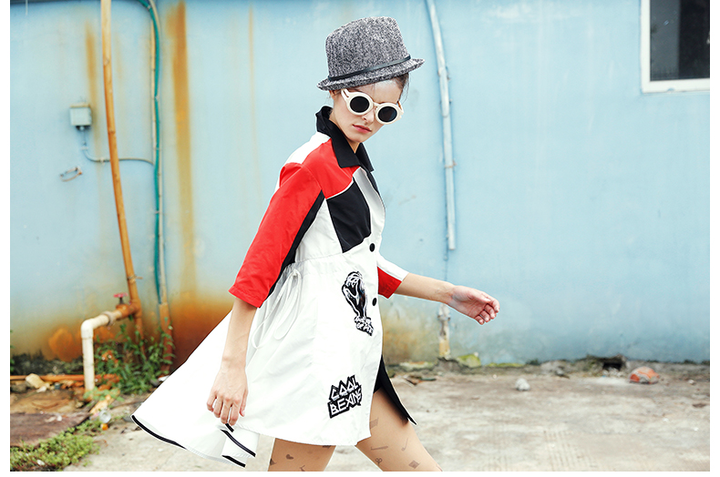 2015 Women Fashional Fall Coat Loose Dust Trend Coat on Luulla